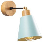 Tyrkysové/v přírodní barvě nástěnné svítidlo ø 14 cm Manavgat – Opviq lights