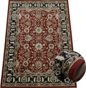 BE Koberec Lotus 9305 RED - červený obdélníkový Rozměr: 40x60 cm