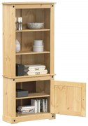 Skříň highboard Corona 74 x 38 x 170 cm masivní borové dřevo