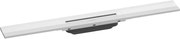 Hansgrohe RainDrain Flex, vrchní sada sprchového žlabu 800, zkracovatelný, pro instalaci ke zdi, bílá matná, HAN-56051700