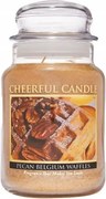 Velká svíčka Pecan Belgium Waffles Cheerful Candle