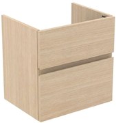 Ideal Standard Finesse - Umyvadlová skříňka, 53x41x54 cm, 2 zásuvky, bílý dub E3409US