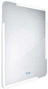 Nimco - Zrcadlo s LED osvětlením, 60x80 cm, dotykový senzor, hliník ZP 15002VX