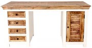 Indický nábytek - Psací stůl Agni 160x80x76 z masivu mango