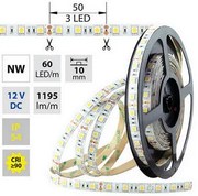 LED pásek McLED 12V neutrální bílá š=10mm IP54 14,4W/m 60LED/m SMD5050 ML-121.675.60.0