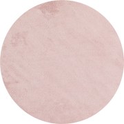 Ayyildiz, Kusový koberec Sky 5400 Rose kruh, 120x120 (průměr) kruh, růžová, obývací pokoj
