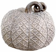 Hnědá latté dekorace dýně Pumpkin antique S - Ø 8*7 cm