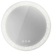 Duravit Happy D.2 Plus - Zrcadlo, průměr 70 cm, s LED osvětlením a vyhříváním HP7485G00000000