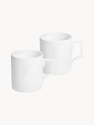 Sada ručně vyrobených hrnků z porcelánu Berlin, 2 díly