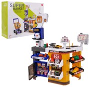 RKToys Dětský supermarket s vozíkem 64 dílů