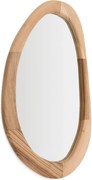 Nástěnné zrcadlo s dřevěným rámem 60x107 cm Selem – Kave Home