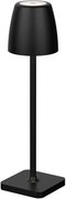 NV 9223411 Venkovní stolní lampa COLT černý litý hliník a akryl LED 2W 3000K IP54 62st. 5V DC vypínač na těle USB kabel stmívatelné - NOVA LUCE