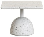 Bílý terrazzo konferenční stolek 48x48 cm Saura – Kave Home