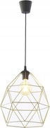 Závěsná drátěná lampa Galaxy Black/gold XL 3457 Tk Lighting