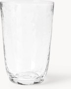 Sada ručně foukaných sklenic Hammered, 4 díly