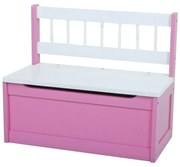 Růžová dětská lavice – Deco Pleasure