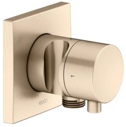Keuco IXMO - Uzavírací a přepínací ventil pod omítku, 2 výstupy, s připojením a držákem sprchy, kartáčovaný bronz 59557031202