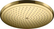 Hansgrohe Croma, hlavová sprcha 280 1jet, leštěný vzhled zlata, HAN-26220990