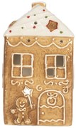 Perníková chaloupka na čajovou svíčku Gingerbread Cott - 9*7*16 cm