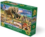 Puzzle 3D - Africká zvířata