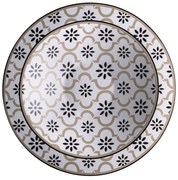 Kameninový hluboký servírovací talíř Brandani Alhambra, ø 30 cm