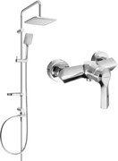 Mexen Sven sprchový set s dešťovou sprchou a sprchovou baterií Sabre, chromová, 72140262-00