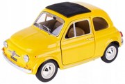 Bburago fiat 500 f 1965 1:24 žlutý