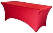 Elastický potah EXTREME na skládací stůl 180-183x76 cm VÍCE BAREV Barva ubrusu: ČERVENÁ / RED