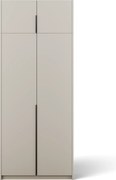 ADRK Furniture Bregma II s nástavcem Skříň s otočnými dveřmi ADRK-W-BREG-100-KB