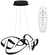 Toolight Moderní stropní svítidlo LED + ovladač EVE APP820-CP Black