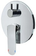 Mereo - Baterie pod omítku, pro 3 spotřebiče, s tělesem, chrom CBQ60157MA