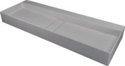 Deante Blur, granitové umyvadlo na desku 1000x400x120 mm, šedá metalíza, DEA-CQB_SU1S