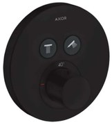 Axor ShowerSelect - Termostat pod omítku pro 2 spotřebiče, matná černá 36723670