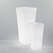 FAN I-GECO-VASO-Q-L Dobíjecí LED váza dobíjecí GECO bílá 4W 240LM RGBW stmívatelné IP65 vč.dálk.ovladače 60 x 28 x 28 cm - FANEUROPE