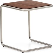 Odkládací stolek v dekoru ořechu 42x42 cm Tarsel – Kave Home