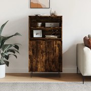 Skříň highboard kouřový dub 60 x 36 x 110 cm kompozitní dřevo