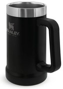 Černý termo hrnek z nerezové oceli 700 ml The Big Grip Beer Stein Black – Stanley