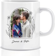 Klasický personalizovaný hrnek Květinový ornament (300 ml)