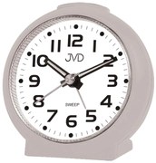 JVD Krémový tichý netikající ručkový budík s osvětlením JVD SRP8514.3