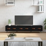 TV skříňka černá 150 x 36 x 30 cm kompozitní dřevo
