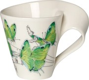 Villeroy&Boch Villeroy & Boch NewWave Caffè hrnek s uchem Deep Green Hairstreak v dárkové krabičce, 130 × 95 mm