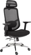 Kancelářská ergonomická židle Neoseat ALLY — černá, nosnost 150 kg