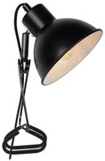 Lucide 45987/01/30 - Lampa s klipem MOYS 1xE27/40W/230V černá
