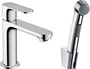 Hansgrohe Rebris S, umyvadlová baterie s bidetovou sprškou, chromová, 72215000