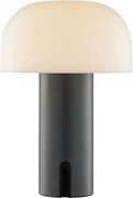 Brilliant G60305/22 Venkovní AKU stolní lampa MATTIS šedá USB-C