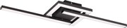 Černé LED stropní svítidlo 16x54 cm Viale – Reality