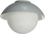 OS LUK60504 LUKIDA 2 stropní/nástěnné skleněné svítidlo šedá / bílá IP65 4000 K 20W LED - OSMONT