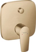 Hansgrohe Talis E, páková vanová baterie pod omítku s přepínačem pro 2 tělesa, kartáčovaný bronz, 71745140