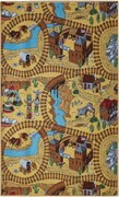 AladinWorld Expres, Dětský kusový koberec Western, 300x400, vícebarevná, dětský pokoj