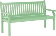 Dřevěná zahradní lavička, neo mint, 150 cm, KOLNA